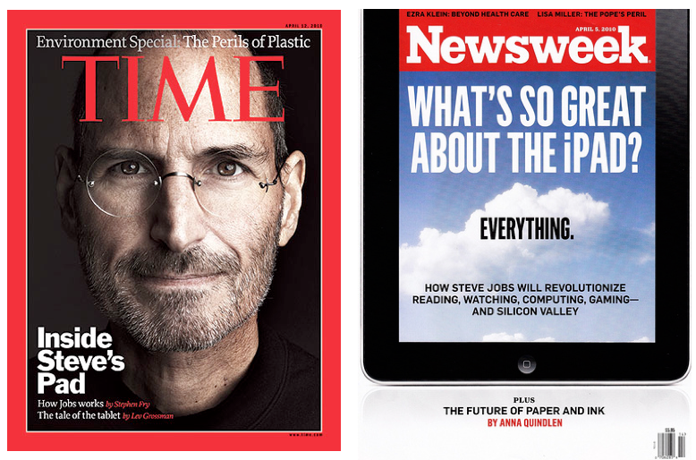 Time And Newsweek Have iPad Cover Stories