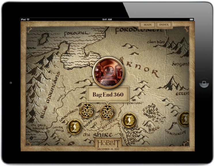 The Hobbit Movies App For iOS Devices
