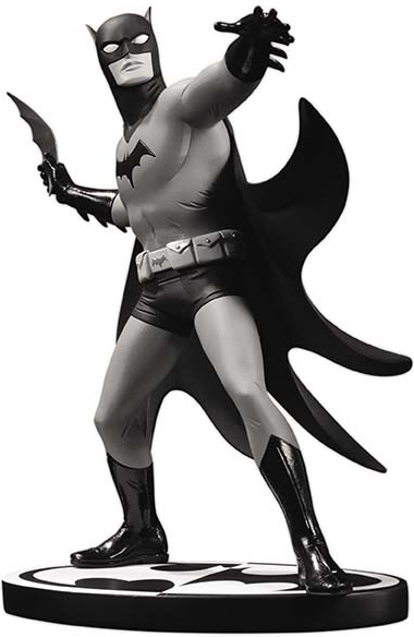 Black & White Batman Statue By Michael Allred