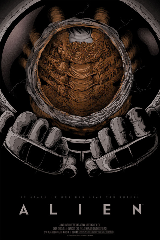 MONDO To Release Alien Poster By Randy Ortiz & The Visitor Poster By ...