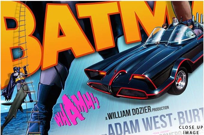 Metaluna Five Media Releases 1966 Classic Batman Print By Christopher ...