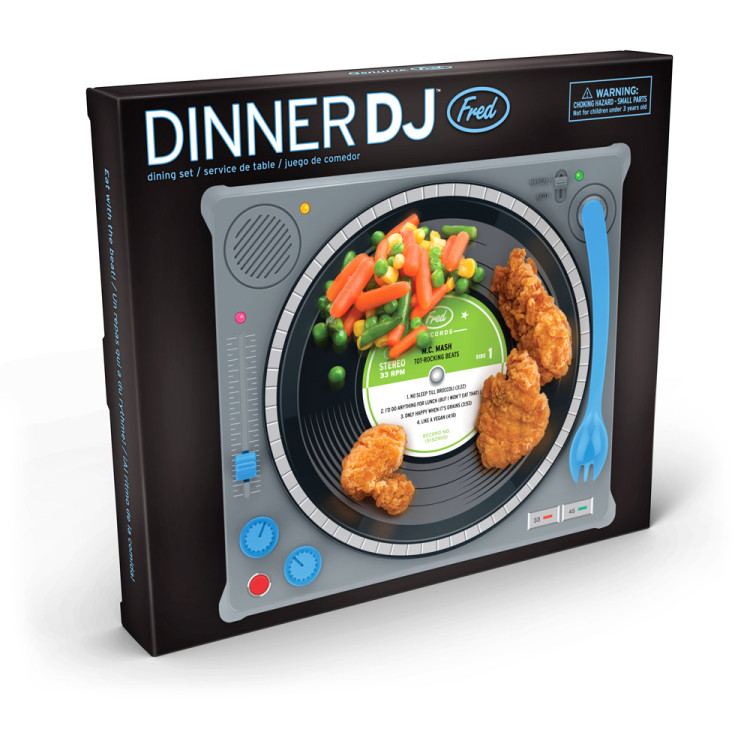 Dinner DJ, An Interactive Dinner Set for Kids That Emulates a Record ...