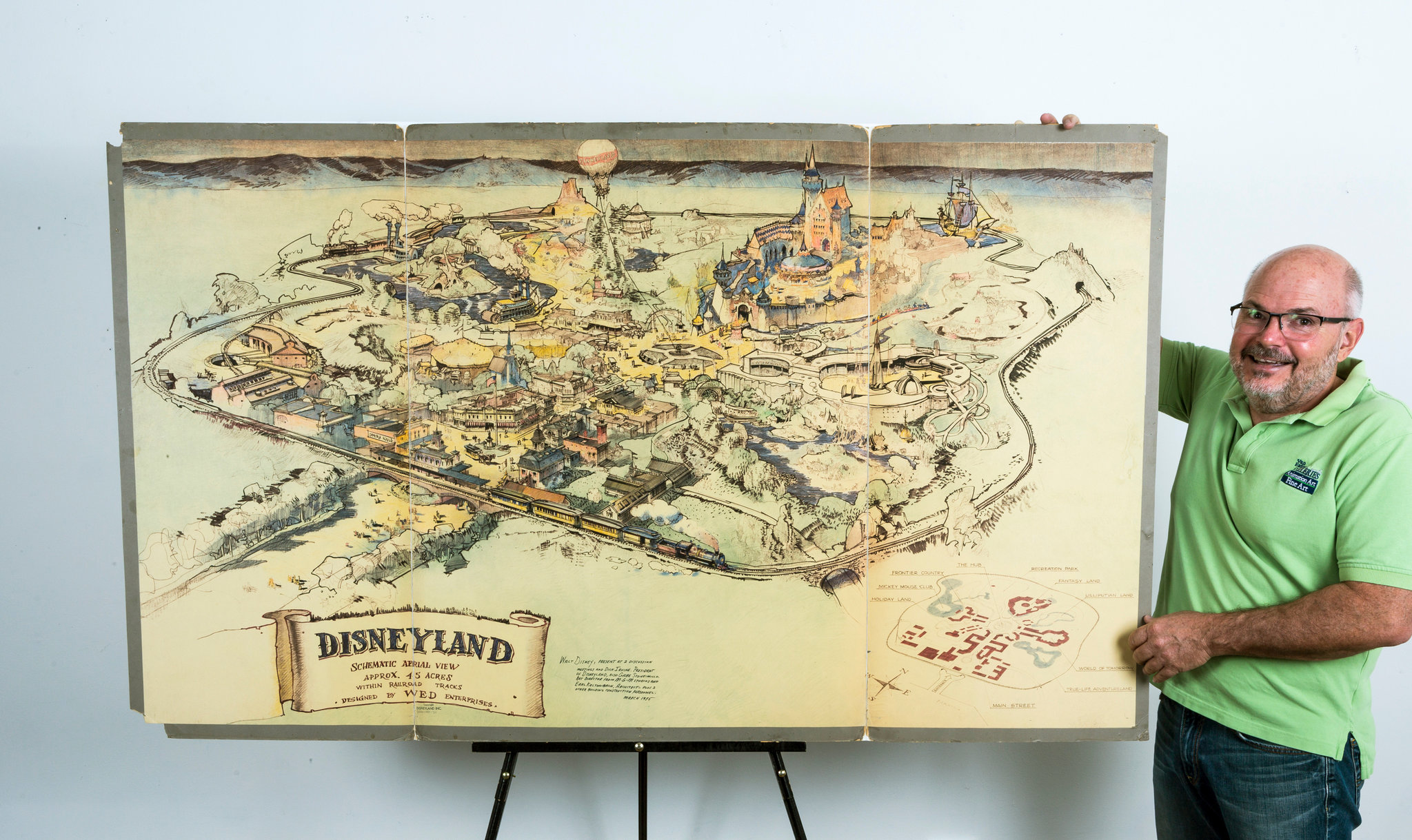Walt Disney’s First Hand-Drawn Map of Disneyland To be Auctioned