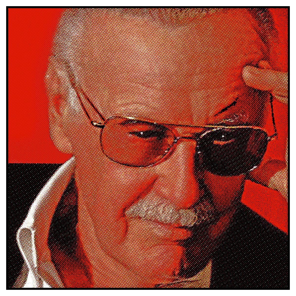 Stan Lee Print By Blunt Graffix