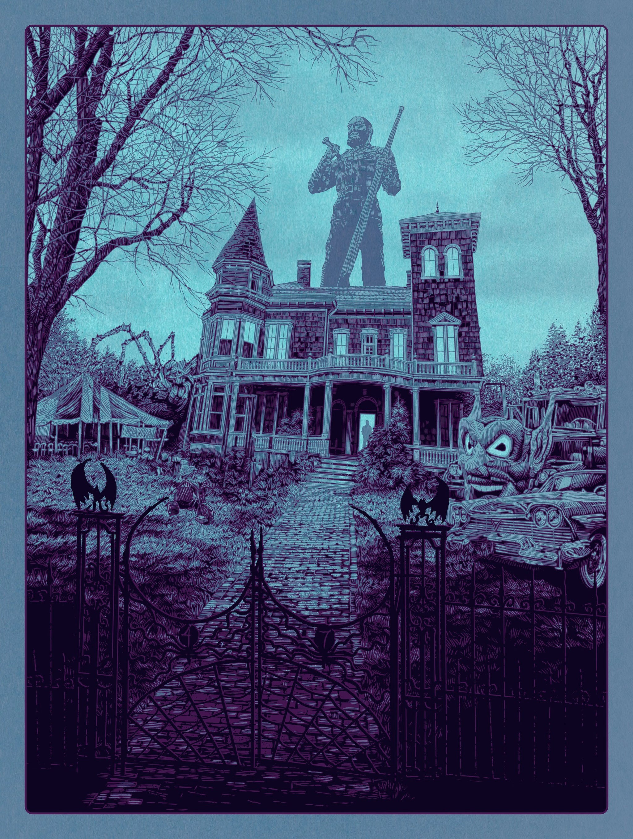 Artist Daniel Danger Pays Homage To The Bangor Home of Stephen King In ...