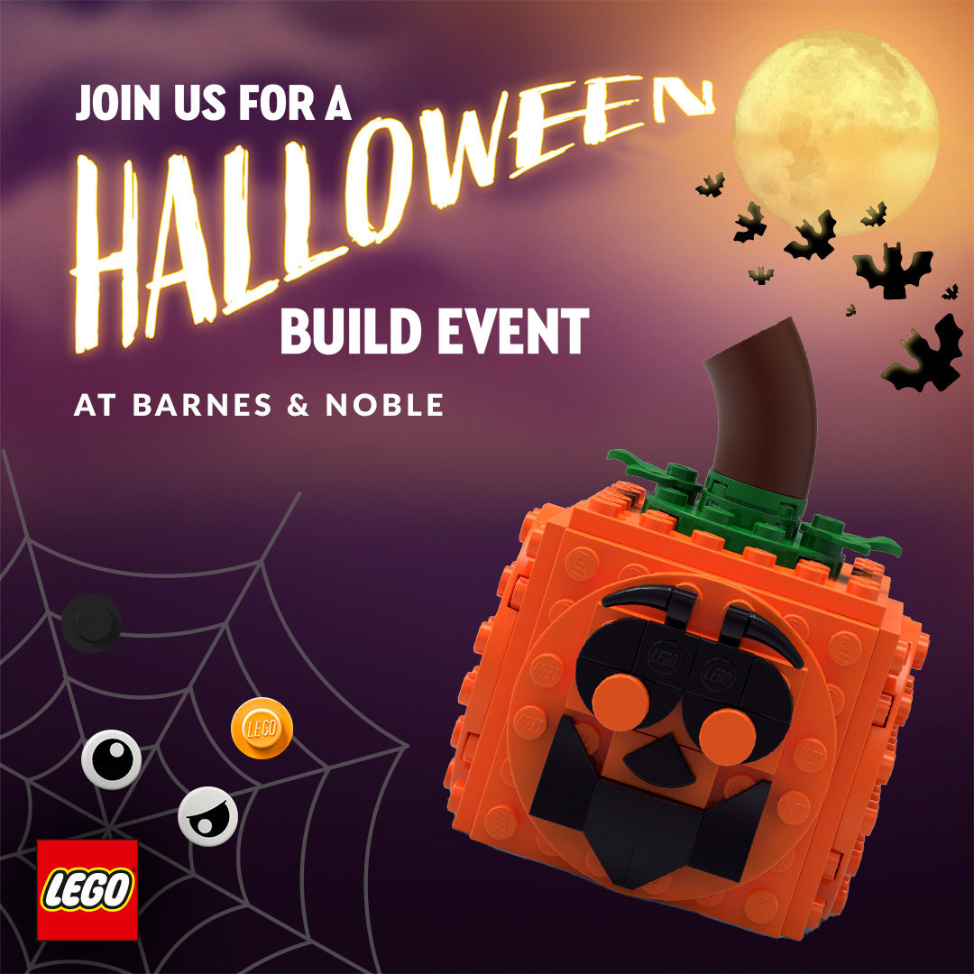 LEGO Jack-o’-Lantern Barnes & Noble Make & Take Event