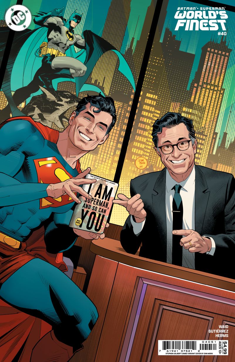Stephen Colbert Lands DC Comic Book Cover